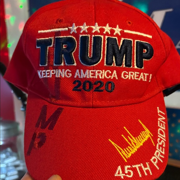 Accessories | Red Trump 220 Cap | Poshmark